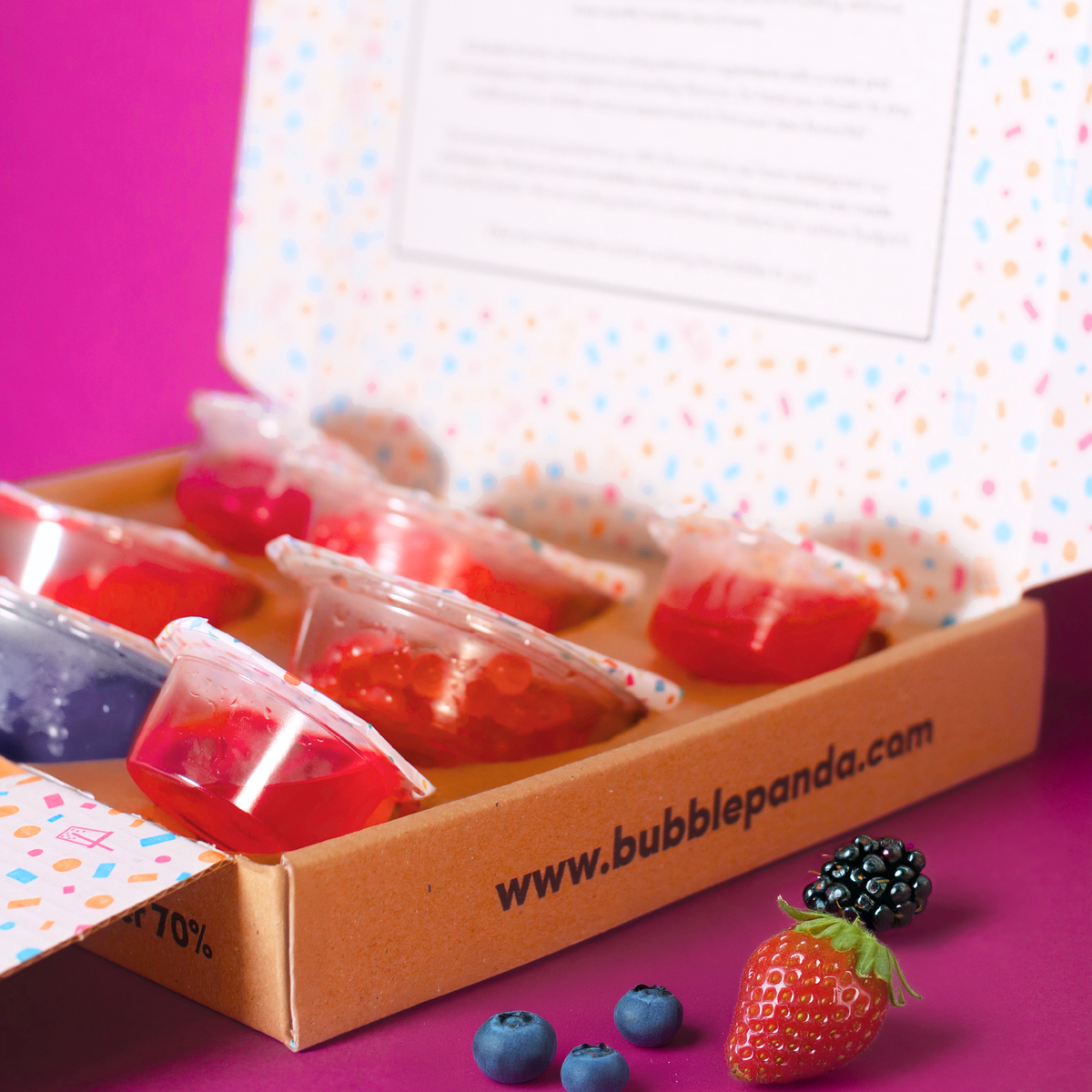 Berries & Cherries Fruit Refill Bubble Tea Kit – Bubble Panda EU